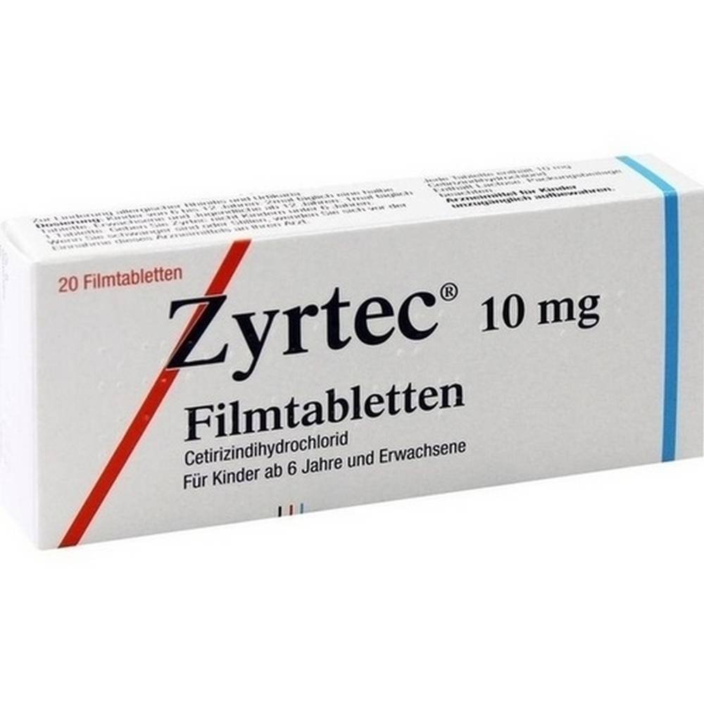 UCB, Zyrtec 10mg 20 UCB - Zanzona